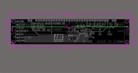 vfd display module 8 bit 5x7 dot matrix arduino c51 stm32 frete grátis