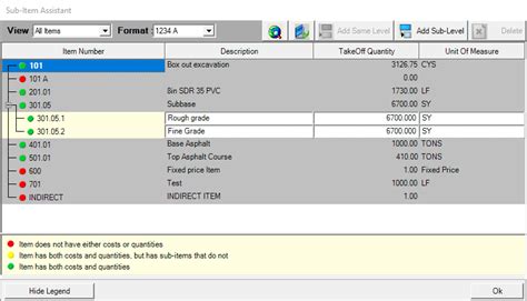 How To Create And Use Sub Items