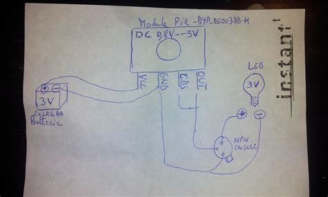 Branchement D Un Module De Detection De Mouvement Debutant