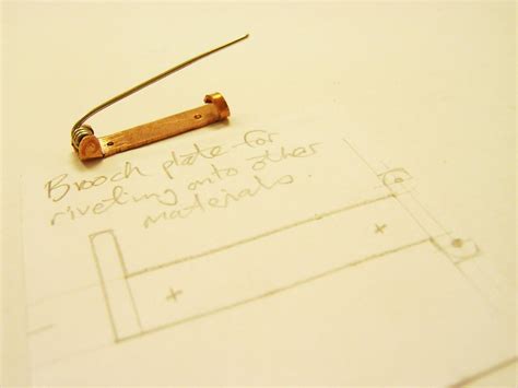 Simple Brooch Pin Backs Metalwork Jewelry Pin Backs Brooch Pin