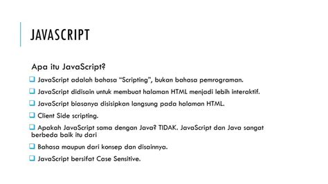 Pemrograman Internet Abu Salam Mkom Ppt Download