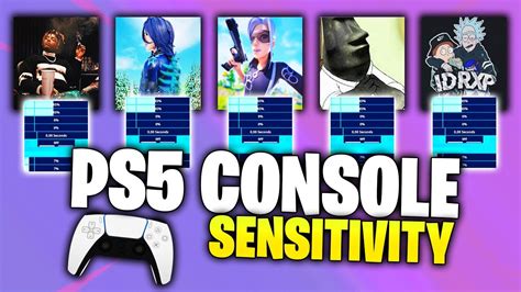Best PS Console Settings Chapter Season YouTube