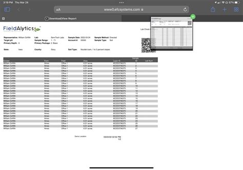 Lab Check In Sheets On IOS Devices FieldAlytics Help