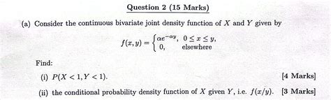solved question 2 15 ﻿marks a ﻿consider the continuous