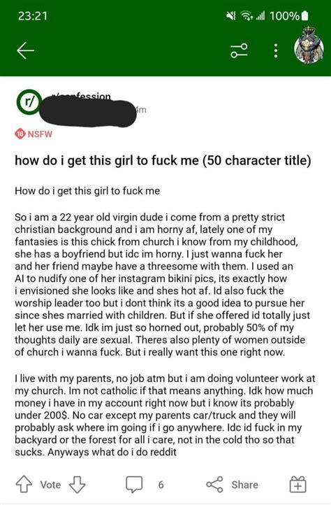 How Do I Get This Girl To Fuck Me R Sadcringe