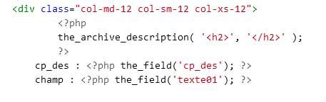 Field Display Problem Acf Support