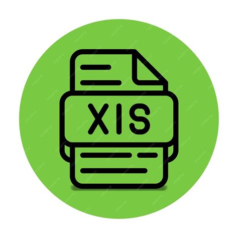 Premium Vector Xls File Type Icon Files And Document Format Extension With An Outline Style Design