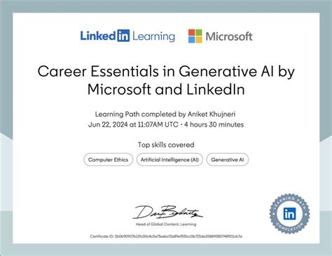 aniket khujneri on linkedin generativeai upskilling lifelonglearning ai microsoft…