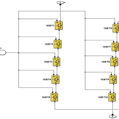 General Block Diagram For A Igbt Module And B Igbt Diode Download