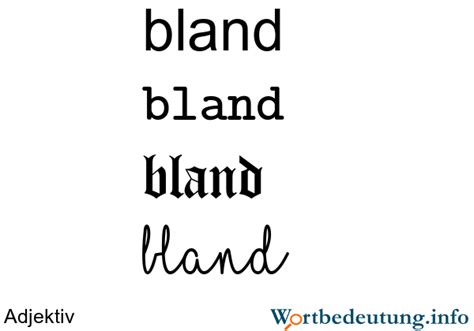 Bland Einfach Erklärt ⭐ Synonyme ⭐ Beispiele