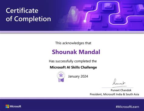 shounak mandal on linkedin aichallenge mslearn ai