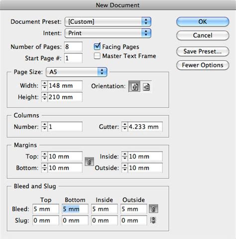 Multiple Pages In InDesign CS5 Create A Spread With Different Sizes