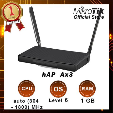Promo Mikrotik HAP Ax Ax C UiG HPaxD HPaxD Cicil X Jakarta Barat MikroTik Official