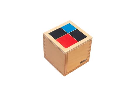 Montessori Materials Binomial Cube Box Only Premium Quality