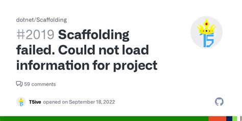 Scaffolding Failed Could Not Load Information For Project · Issue 2019 · Dotnet Scaffolding