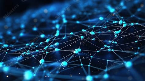 Fondo Visualización De Conexiones De Red Complejas Representación 3d De Un Fondo De Cuadrícula