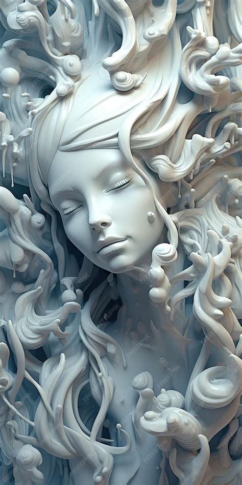 Premium Photo Amazing Girl Portrait Art