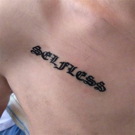 Selflessness Symbol Tattoo