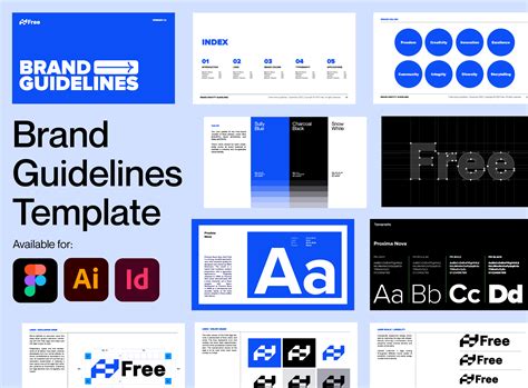 Free Brand Identity Guidelines Template Behance Free Brand Identity Guidelines Template Behance