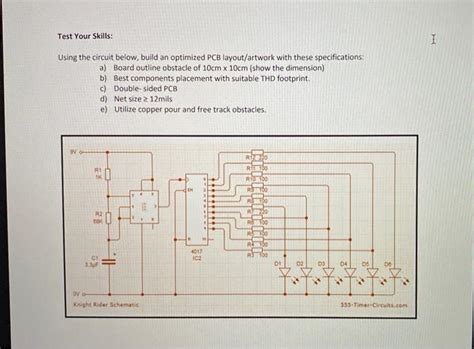 Solved How To Solve This Using Orcad Layout Test Your Sk