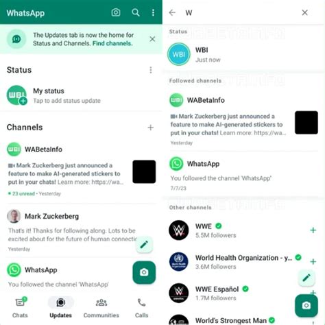 Whatsapp Traer De Nuevo El Buscador De Estados Y Canales Infobae