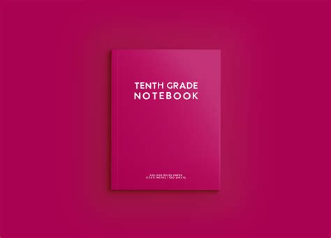 Fifth Grade Notebook Dark Blue — Schoolnest