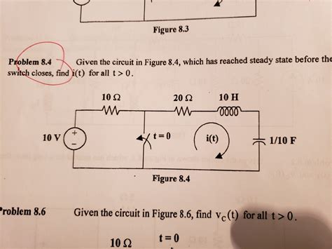 Solved Figure Problem Given The Circuit In Figure Chegg Com