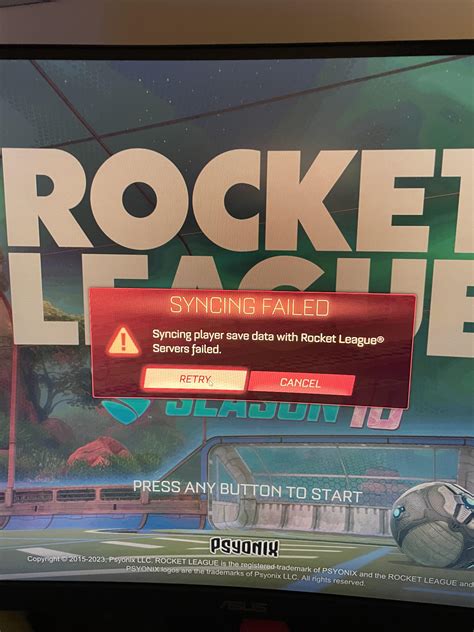 Player Data Syncing Fail Rrocketleague