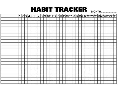 Monthly Planner And Habit Tracker Schedule For Making A Calendar And