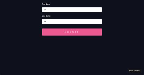 React Hook Form DefaultValues Forked Codesandbox