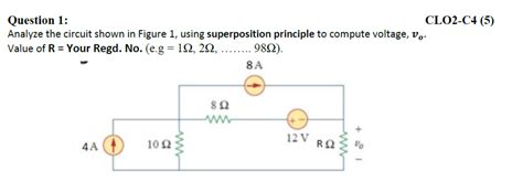 solved question 1 clo2 c4 5 analyze the circuit shown in