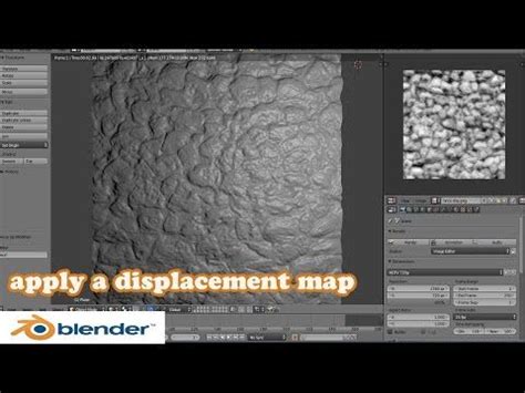 Blender Tutorial How To Apply Displacement Maps Blender Tutorial