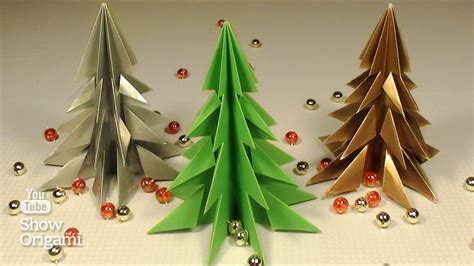 Как сделать 🌲ёлку из бумаги без клея Youtube
