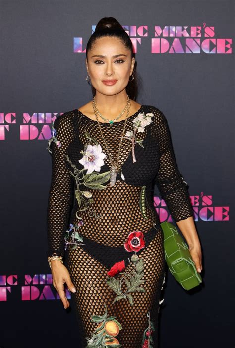 Salma Hayek Yoga Pants