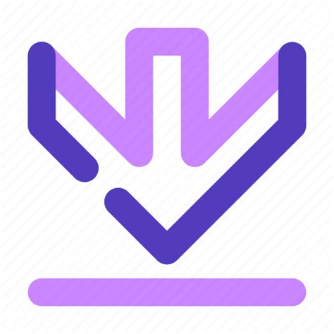 Arrow To Bottom Down Download Direction Navigation Icon