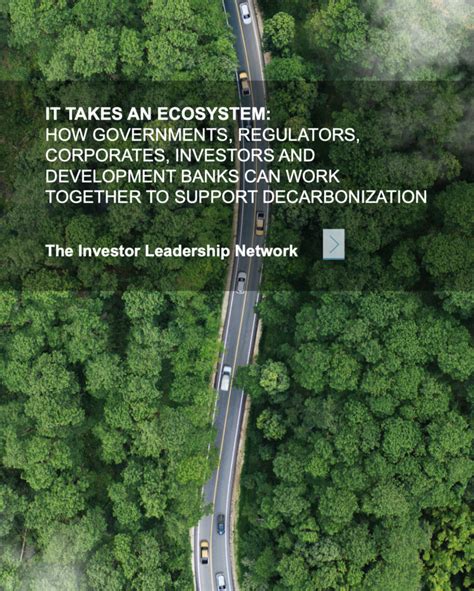 It Takes An Ecosystem How Governments Regulators Corporates Investors And Development Banks