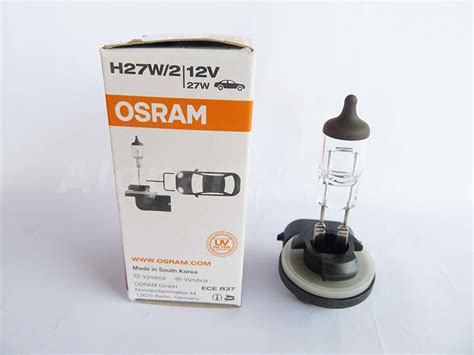 Bóng đèn h27w/2 12v 27w (chân cong) Osram 881
