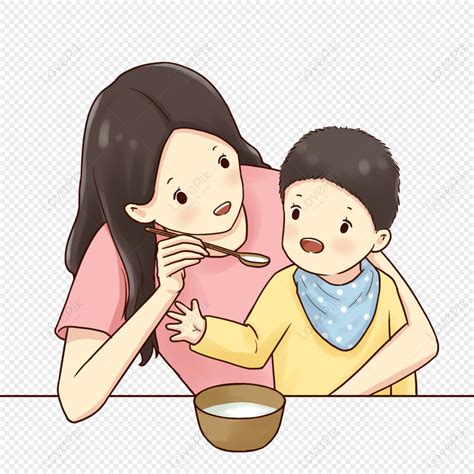 따뜻한 엄마와 아기 Png 일러스트 무료 다운로드 Lovepik