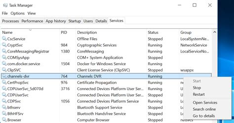 New Version Something S Wrong Windows Task Scheduler Channels DVR Server Channels
