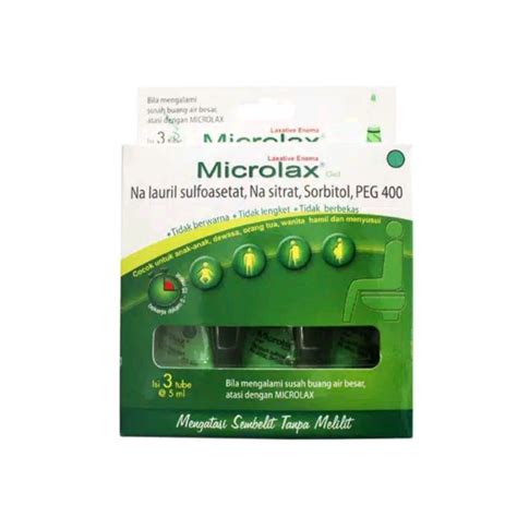Jual Microlax Gel Isi 3 Tube 5ml Mengatasi Sembelit Shopee Indonesia