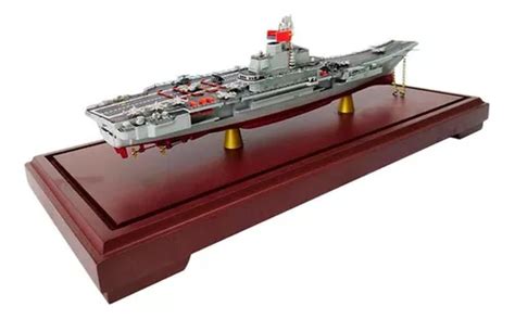 Modelo De Portaaviones Chino Fundido A Escala 1 1000 Liaoni Envío Gratis