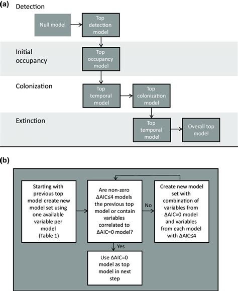 Flow Chart And Decision Tree Depicting Model Selection Process A