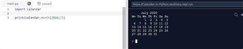Python Calender Module — As Easy As It Sounds By Ravi Khera Medium