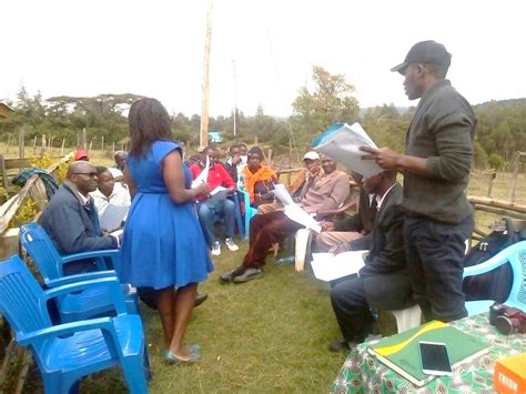 Training Community Enumerators For Data Collection In Bomet Kembu