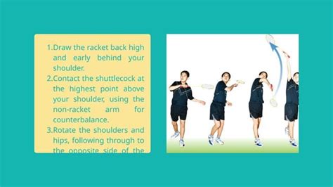 The Different Badminton Strokespptx Youll Have Just Have Pptx
