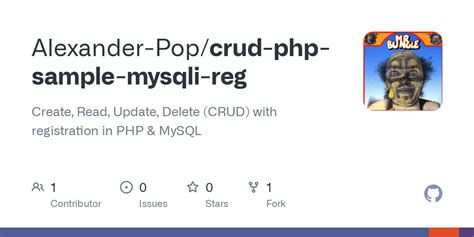 Github Alexander Pop Crud Php Sample Mysqli Reg Create Read Update Delete Crud With