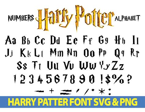 Free Printable Downloads Harry Potter Font Honwm