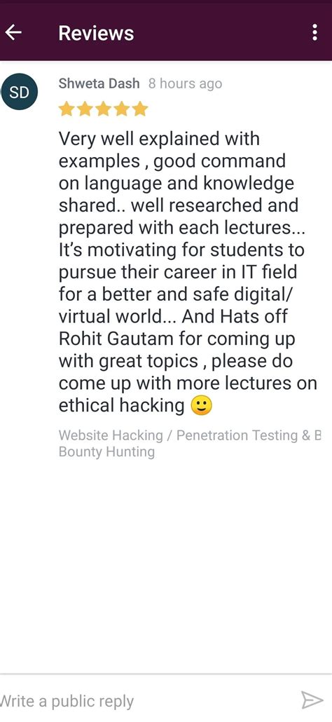 Udemy Cybersecurity Ethicalhacking Informationsecurity Hacking… Dr Shifa Cyclewala