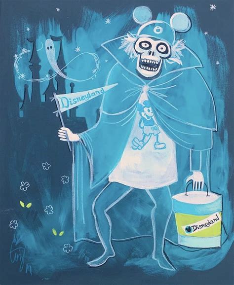 El Gato Gomez Hatbox Ghost Disney Haunted Mansion Disneyland Disney