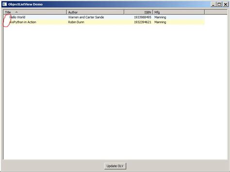Objectlistview 12 Buggy Behavior On Mac And Windows Wxpython Users